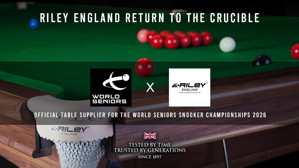 Riley Snooker Tables Return to the Crucible Theatre for the 2026 World ...